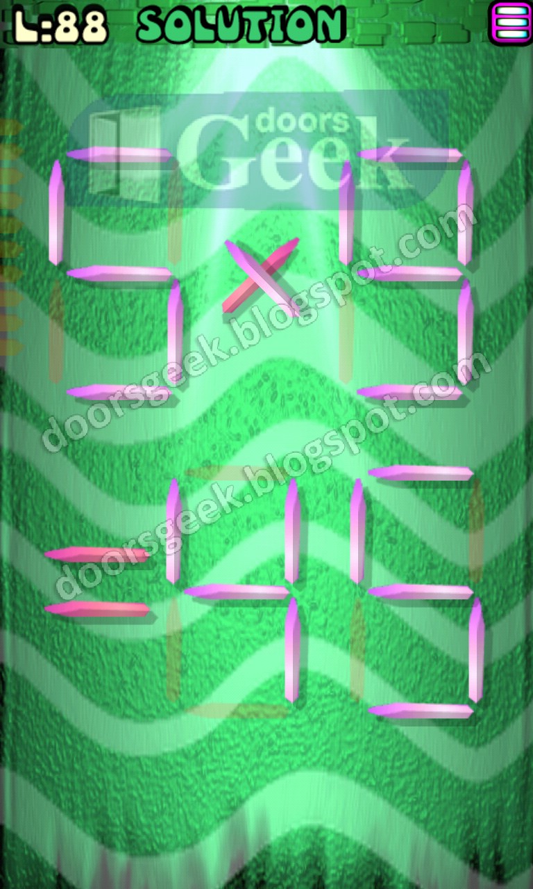 Matches Puzzle [Episode 9] Level 88 Solution ~ Doors Geek